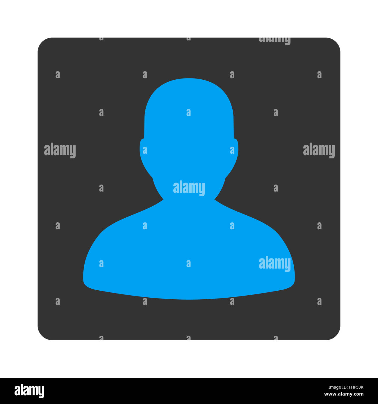Blue personal account avatar Cut Out Stock Images & Pictures - Alamy