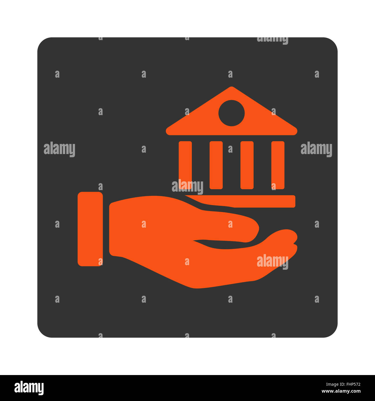 Bank Service Icon Stock Photo - Alamy