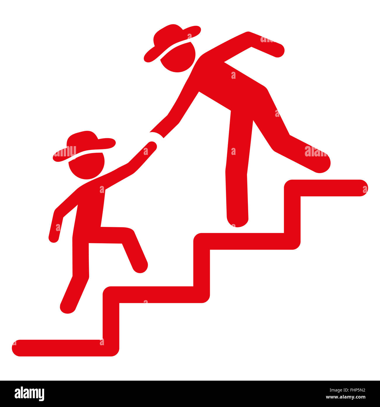Boy Education Steps Icon Stock Photo - Alamy