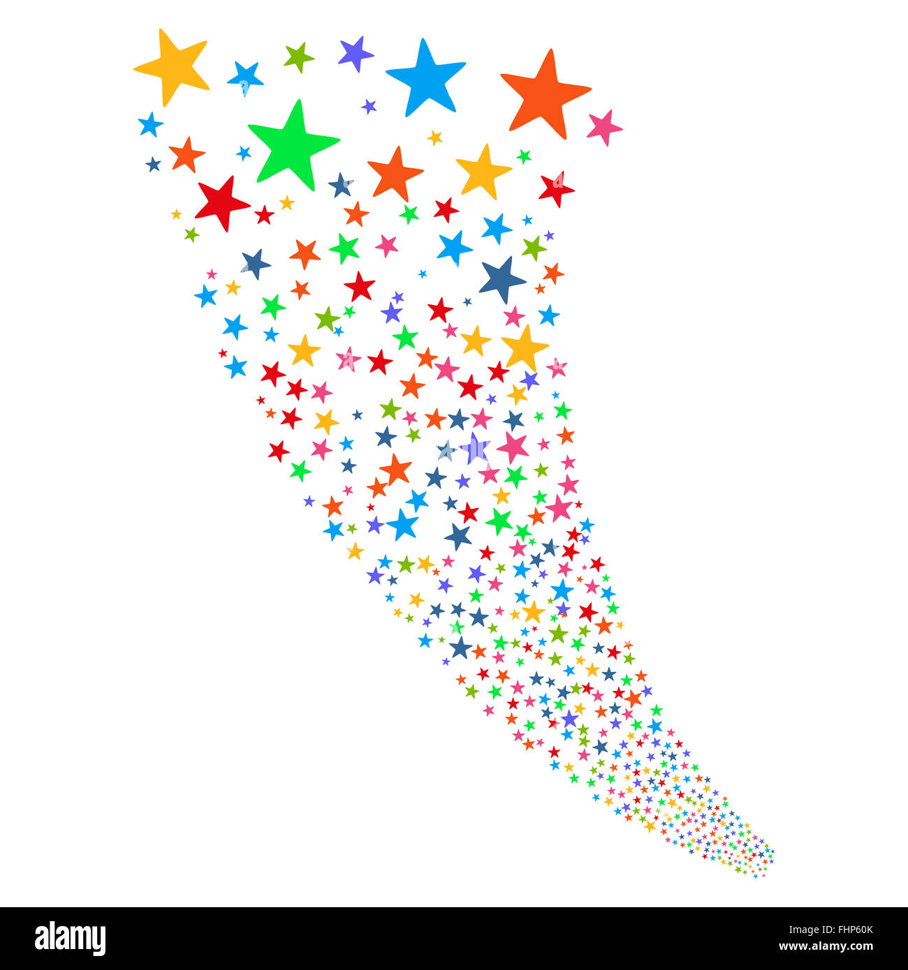 Colored Star Salute Stock Photo - Alamy