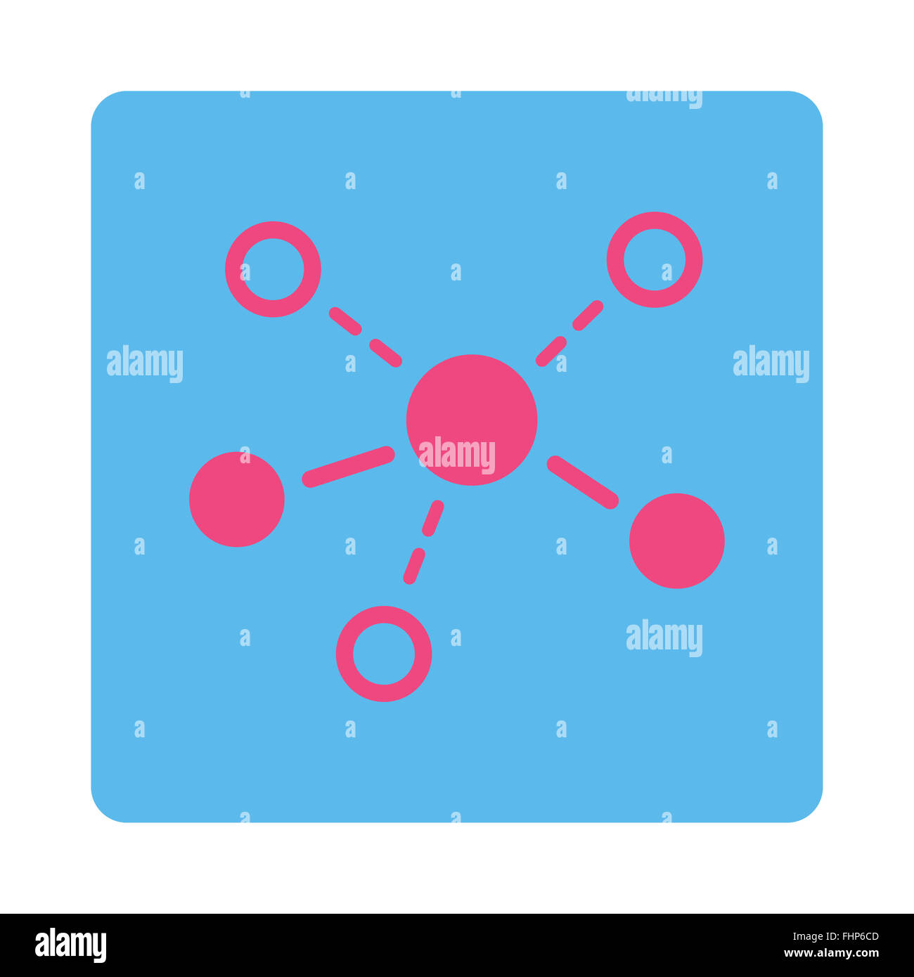 Atom structure glyph icon Cut Out Stock Images & Pictures - Alamy