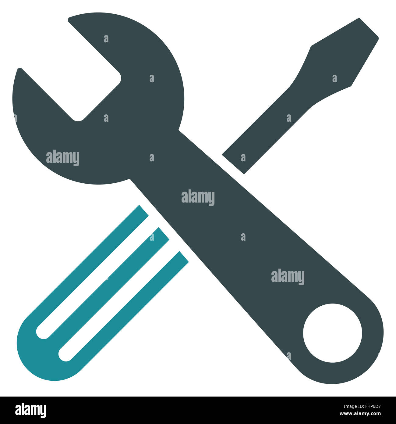Tools Flat Icon Stock Photo - Alamy