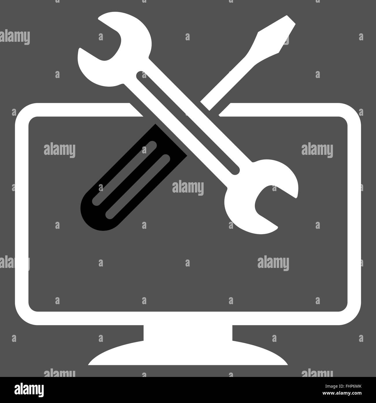 Computer Tools Icon Stock Photo - Alamy