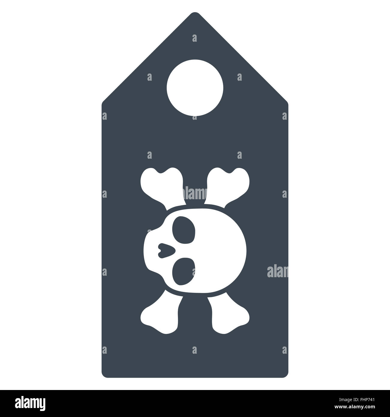 Death Label Icon Stock Photo - Alamy