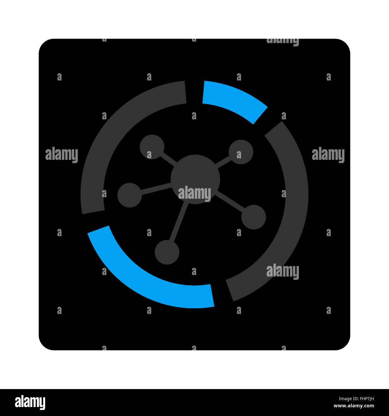 Connections diagram icon Stock Photo - Alamy
