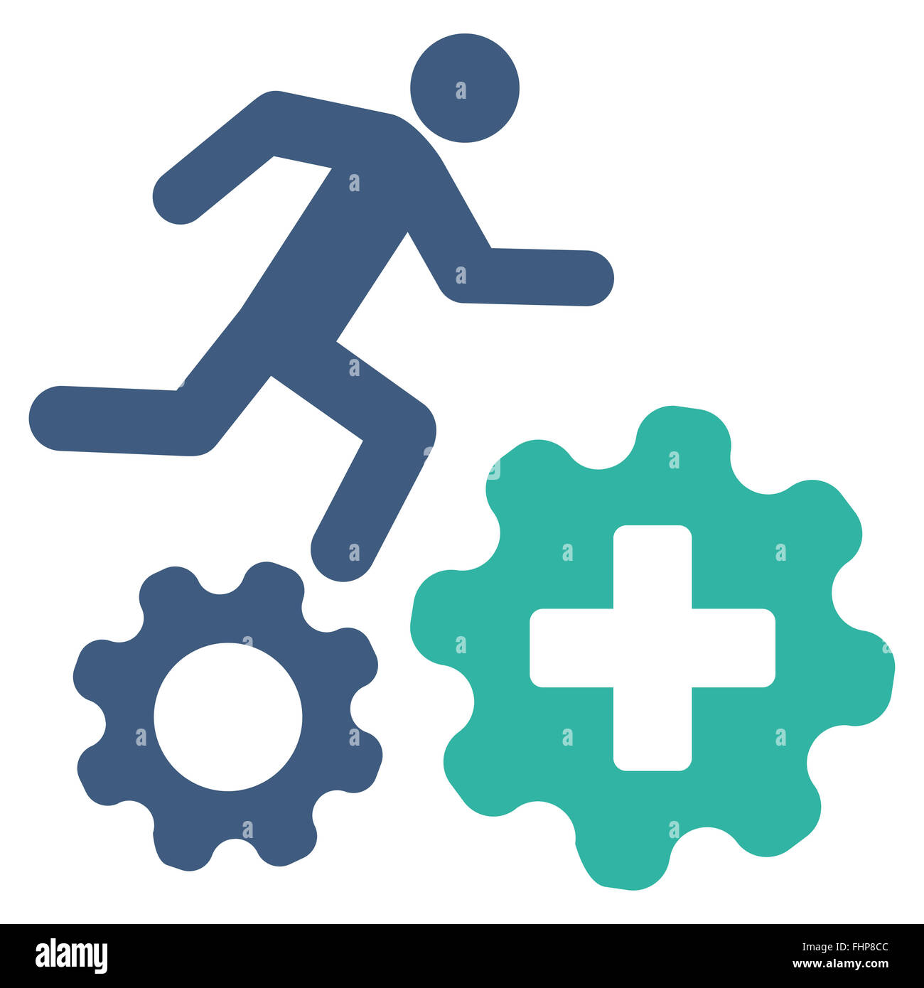 Treatment Process Icon Stock Photo - Alamy
