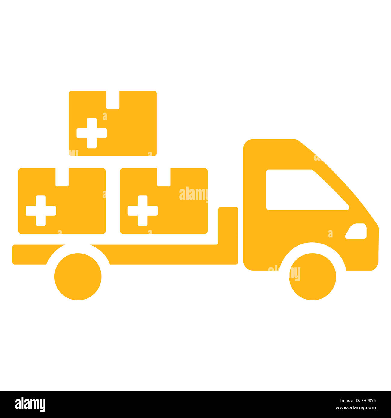 Medication Delivery Icon Stock Photo - Alamy