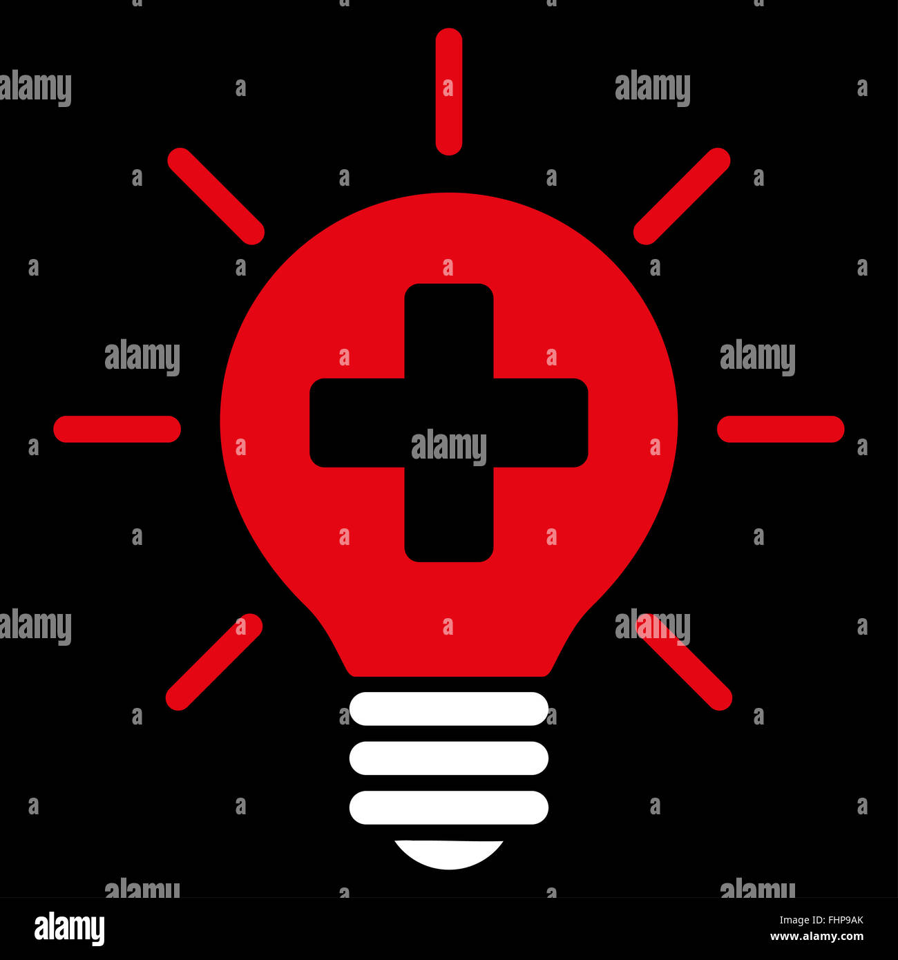 Medical Lamp Icon Stock Photo - Alamy