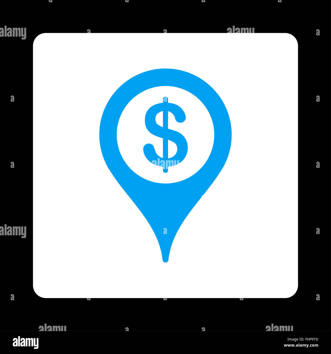 Bank location icon Stock Photo - Alamy