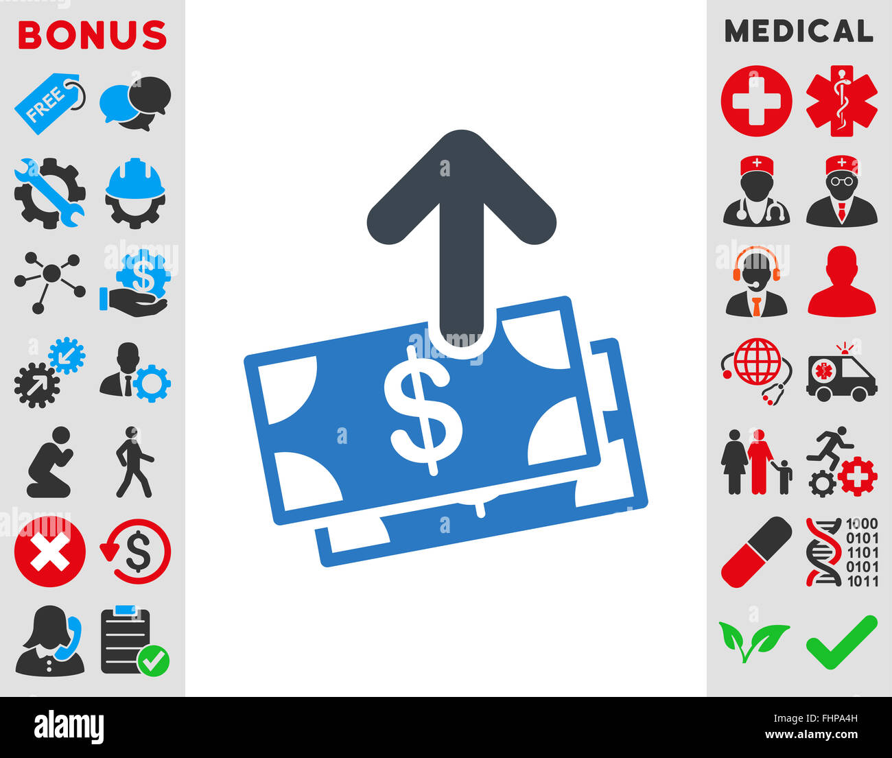 Spend Money Icon Stock Photo - Alamy