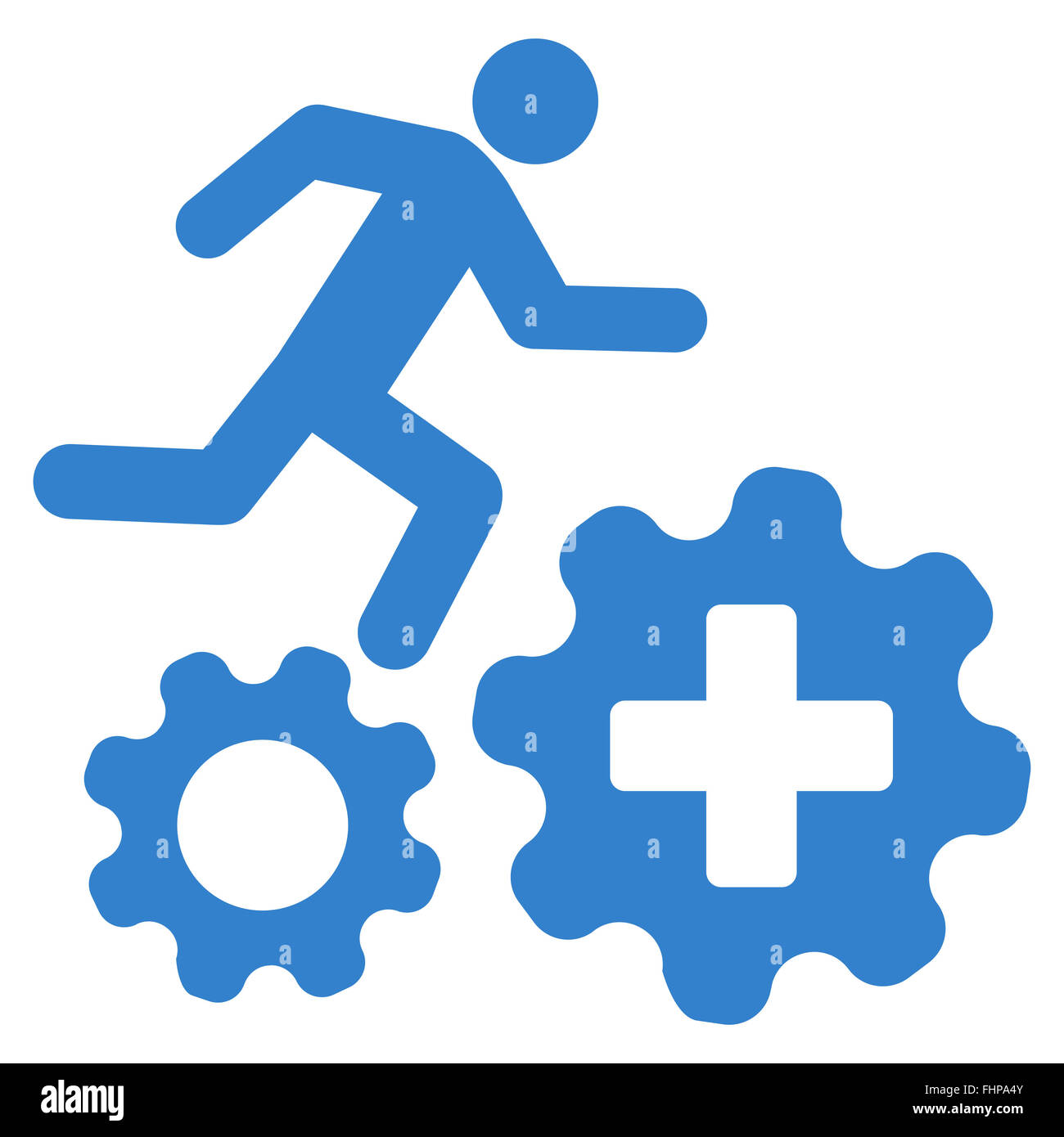 Treatment Process Icon Stock Photo - Alamy