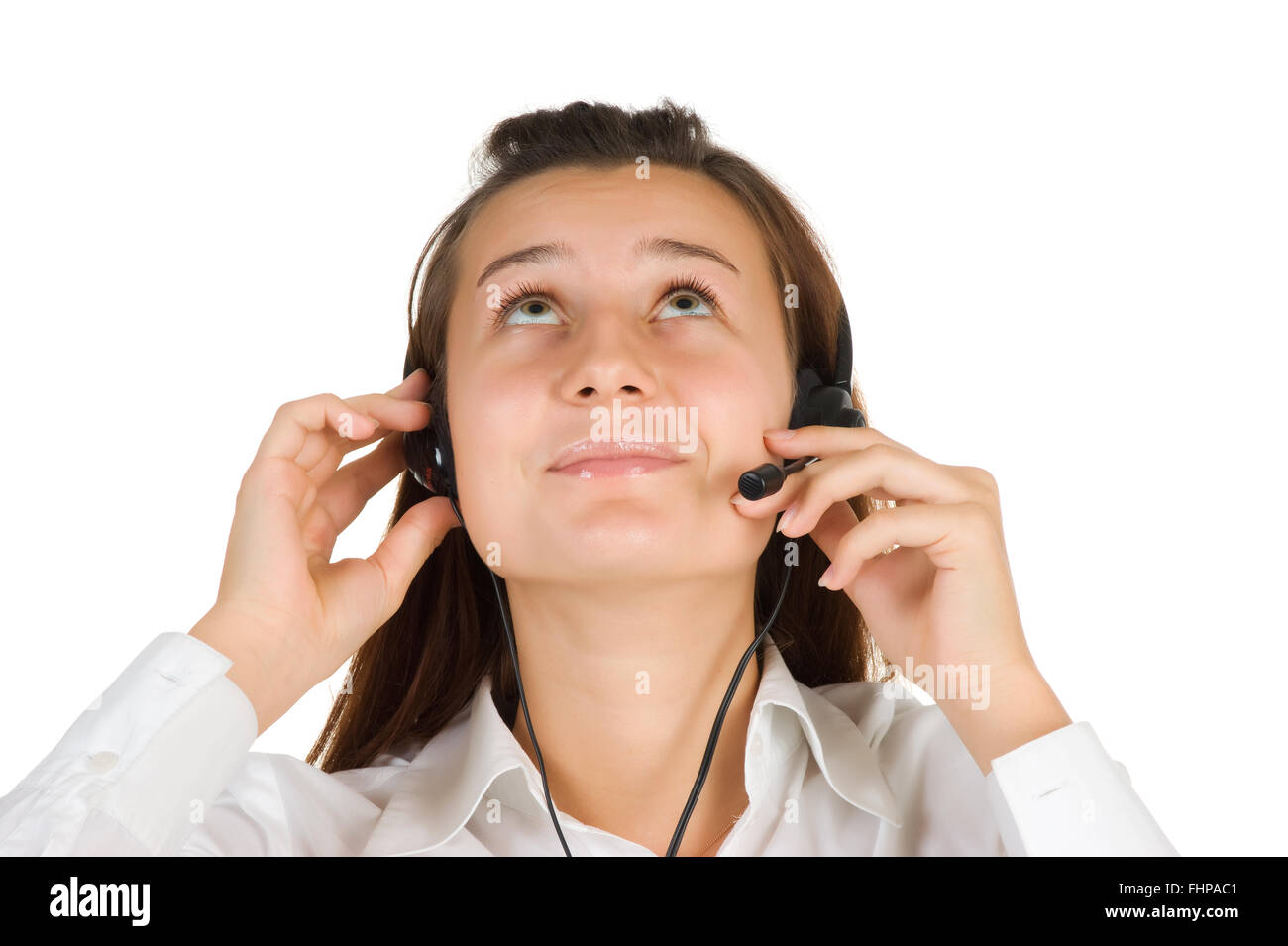 Call center girl hi-res stock photography and images - Alamy