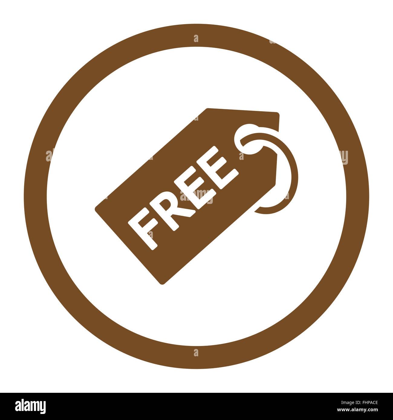 Free Tag Rounded Vector Icon Stock Photo - Alamy