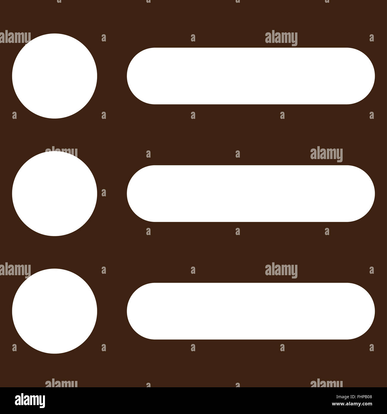Items flat white color icon Stock Photo - Alamy