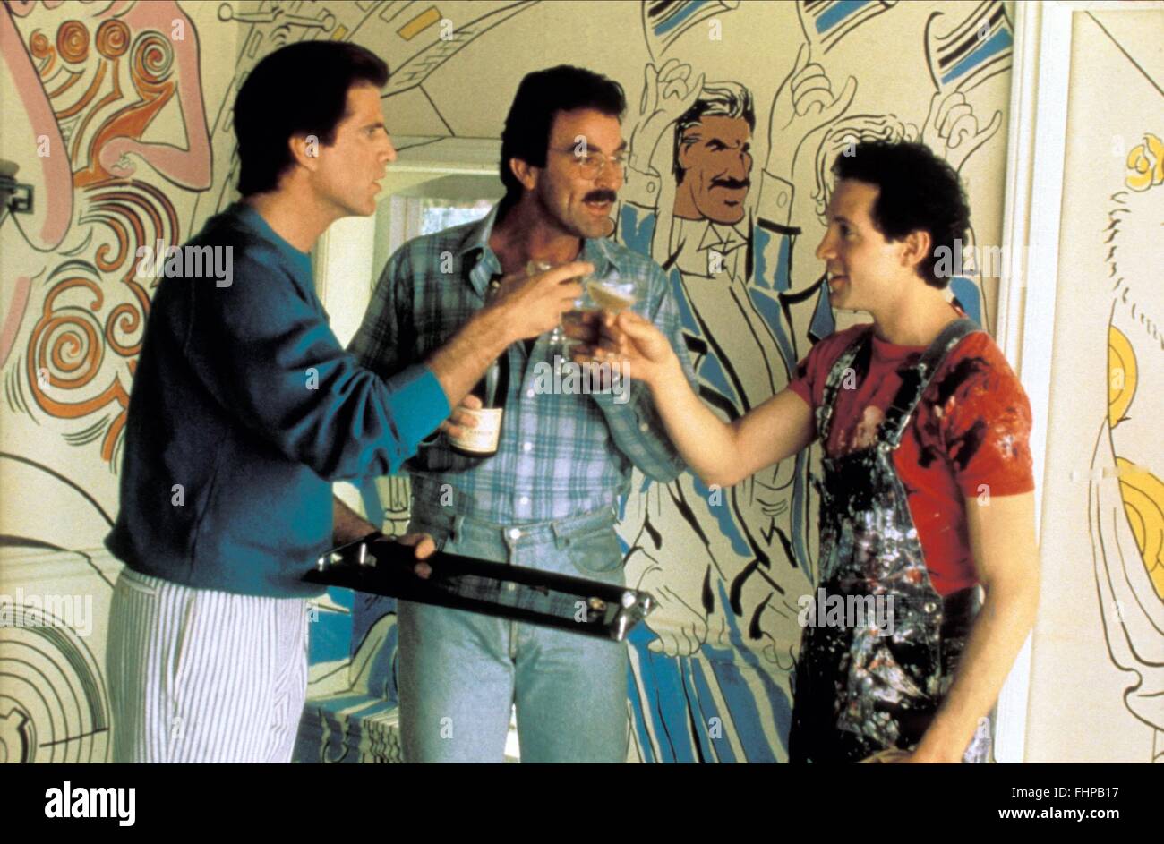 Three Men And A Baby 1987 Steve Guttenberg High Resolution Stock ...