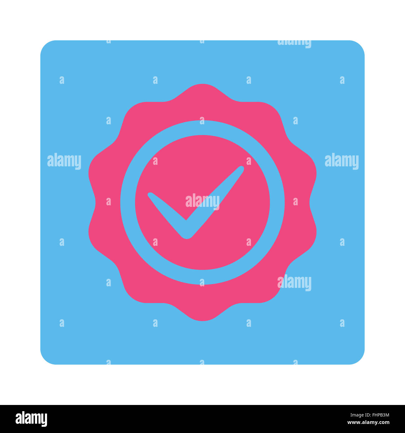 Valid icon from Award Buttons OverColor Set Stock Photo - Alamy