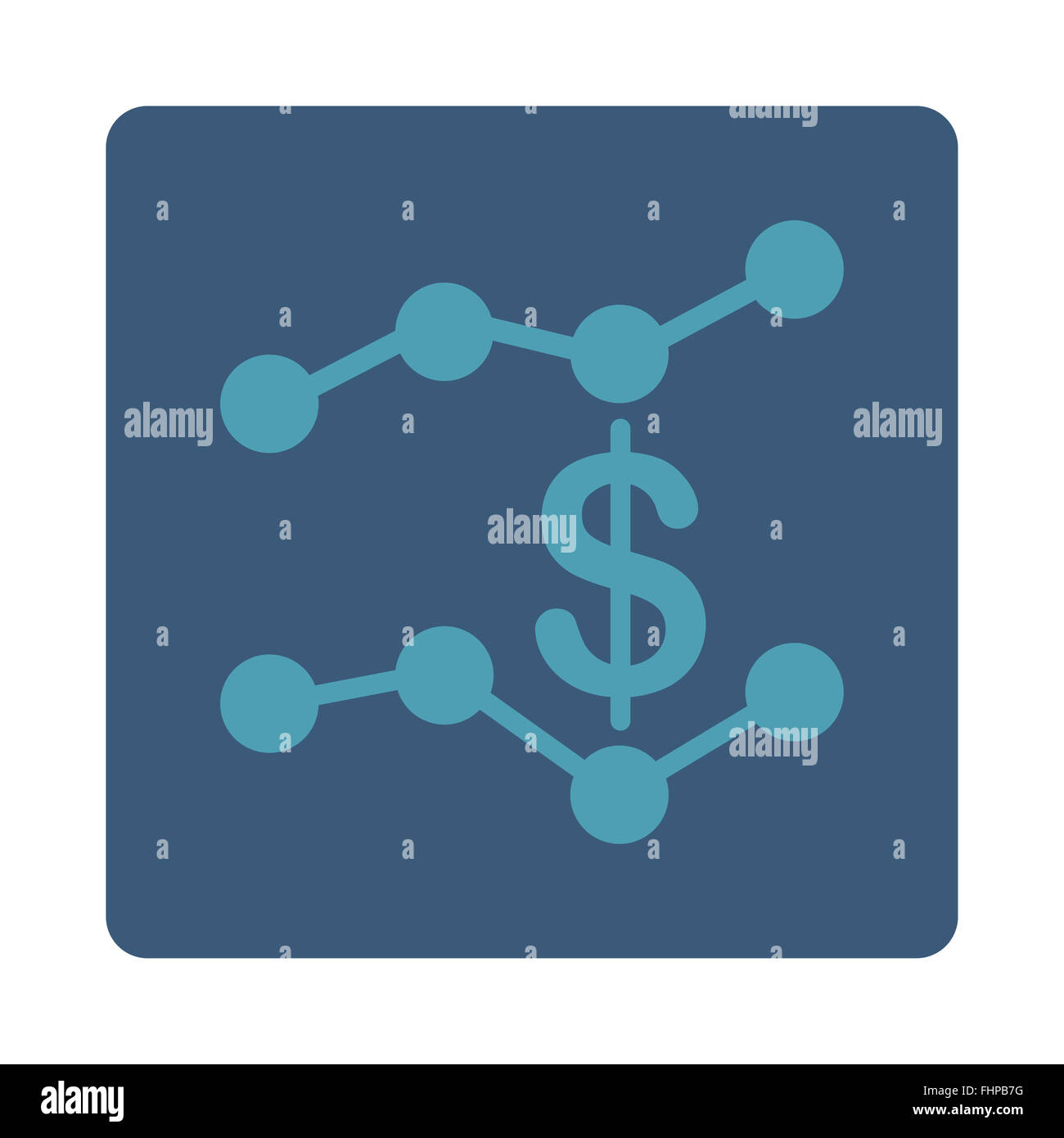 Sales Trends Icon Stock Photo - Alamy