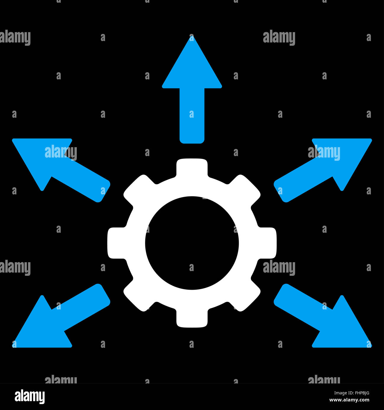 Gear Distribution Icon Stock Photo - Alamy