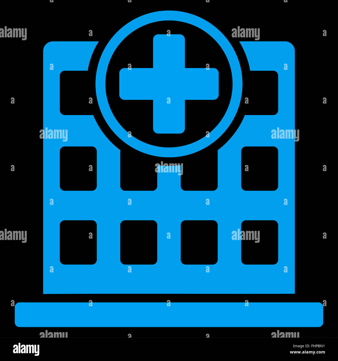 Clinic Building Icon Stock Photo - Alamy