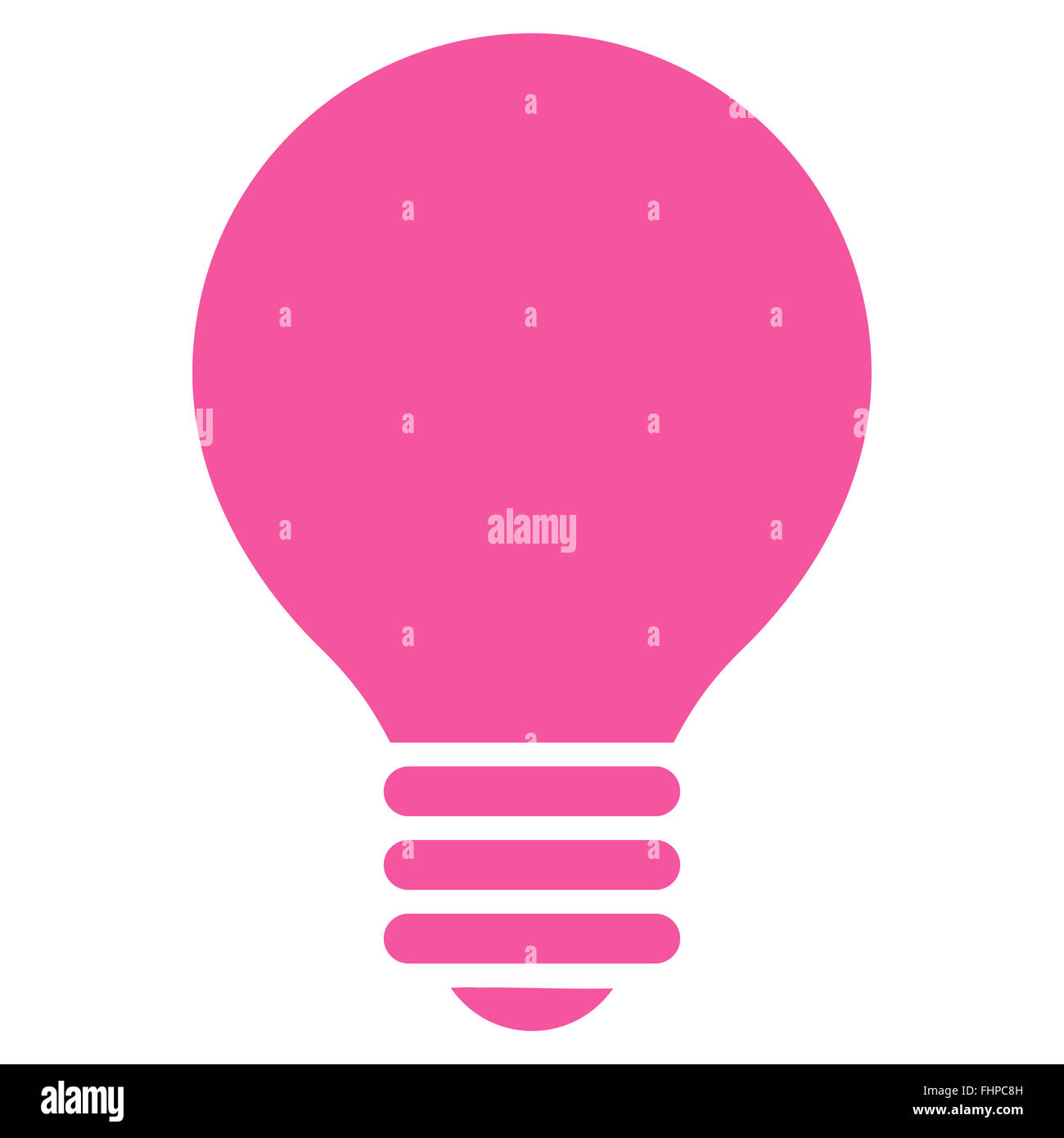 Electric Bulb flat pink color icon Stock Photo - Alamy