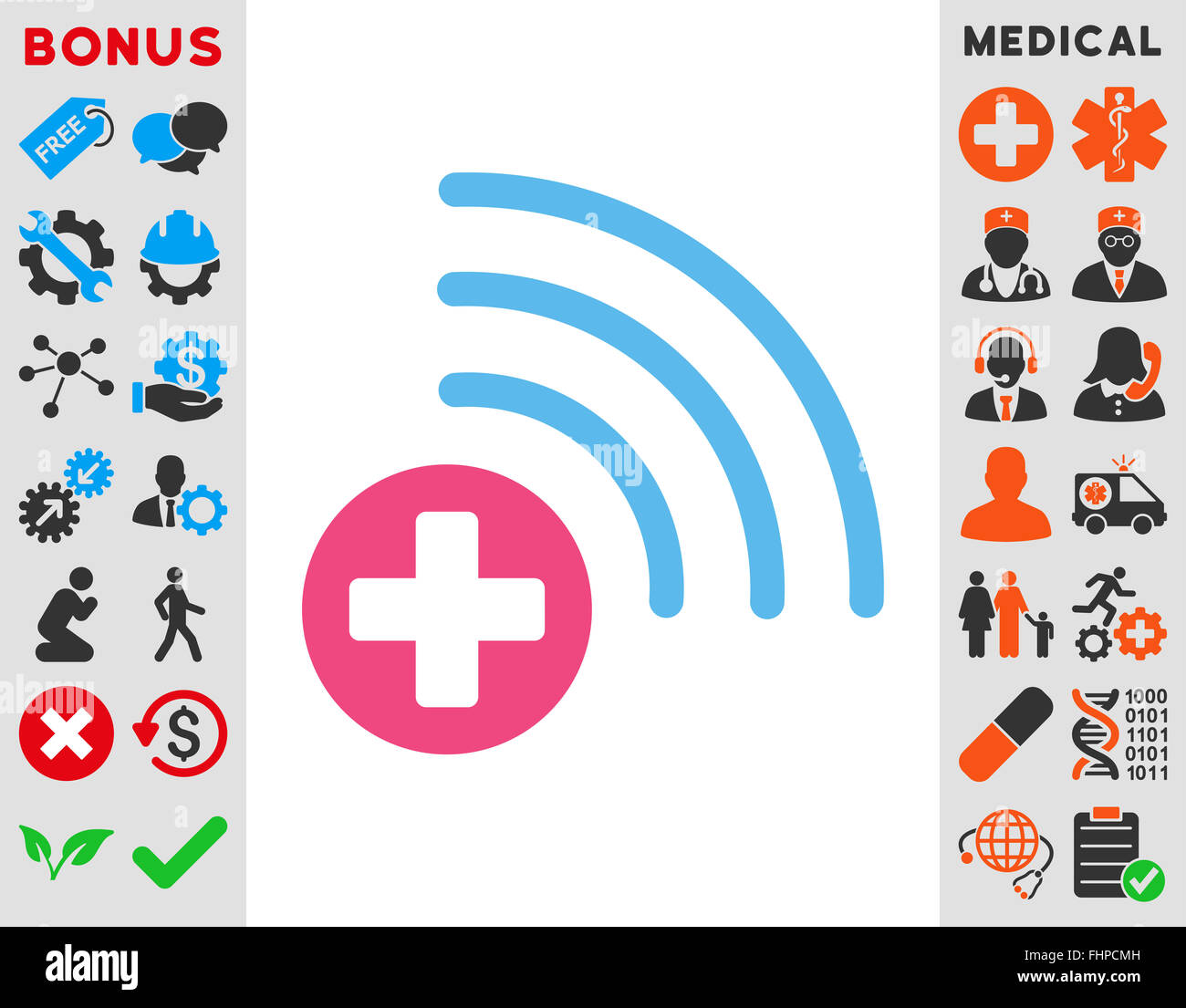 Medical Source Icon Stock Photo - Alamy