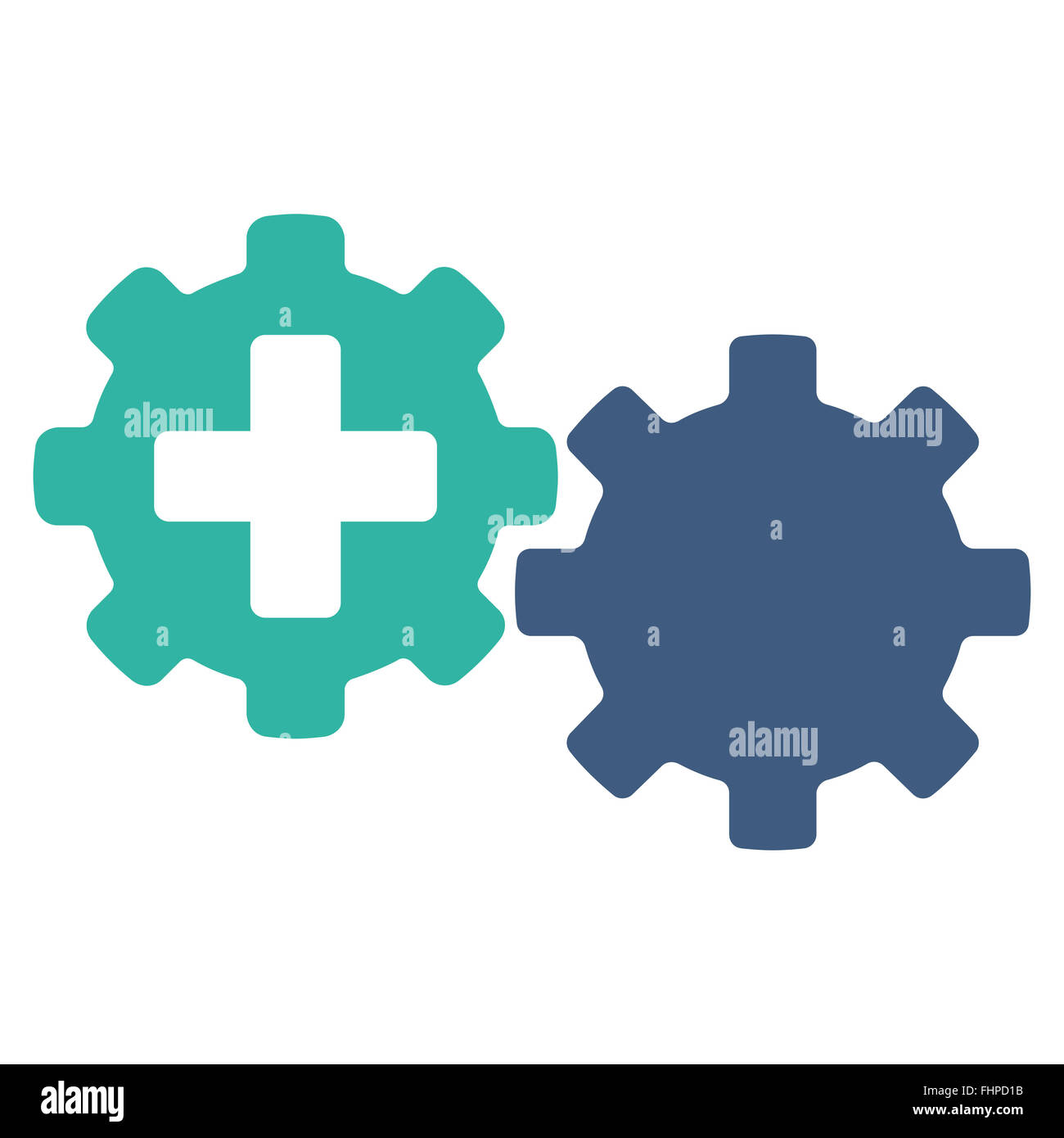 Medical Process Icon Stock Photo - Alamy
