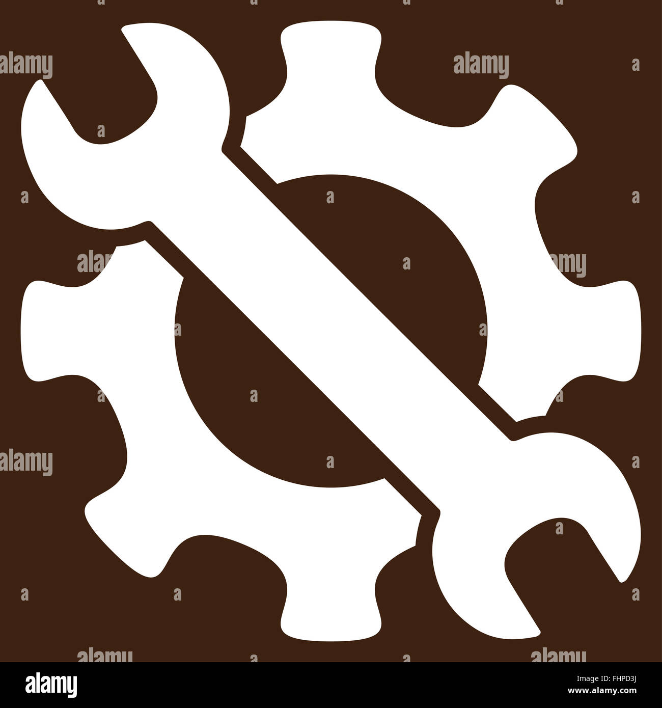 Service Tools Icon Stock Photo - Alamy