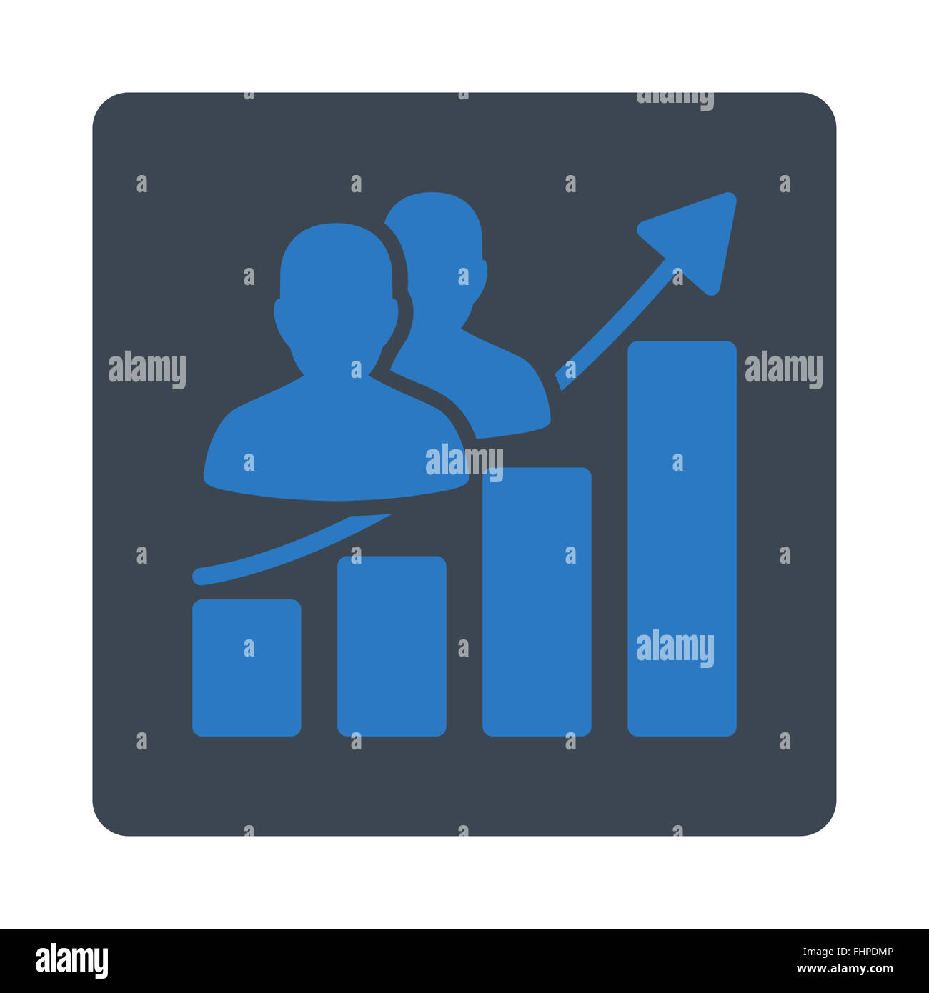 Audience Growth Icon Stock Photo - Alamy