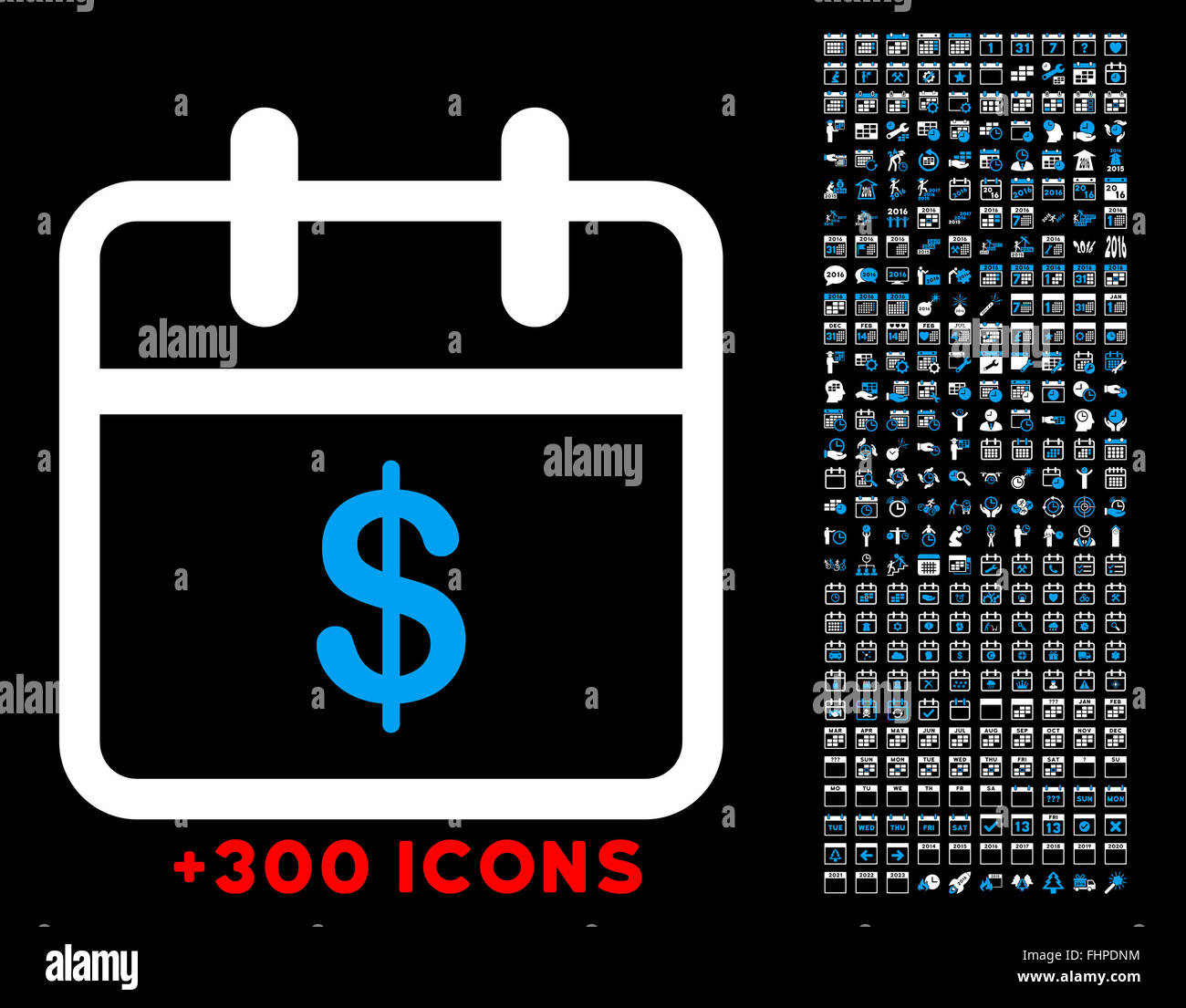 Money Date Icon Stock Photo - Alamy