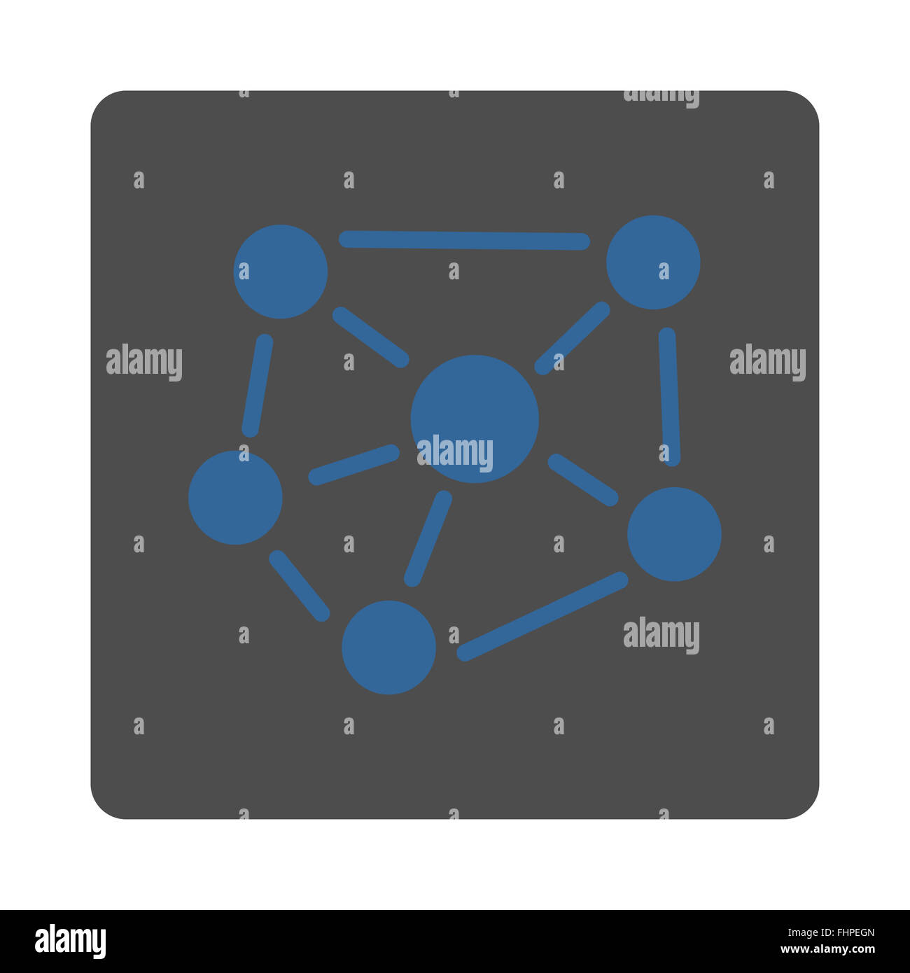 Social Graph icon Stock Photo - Alamy