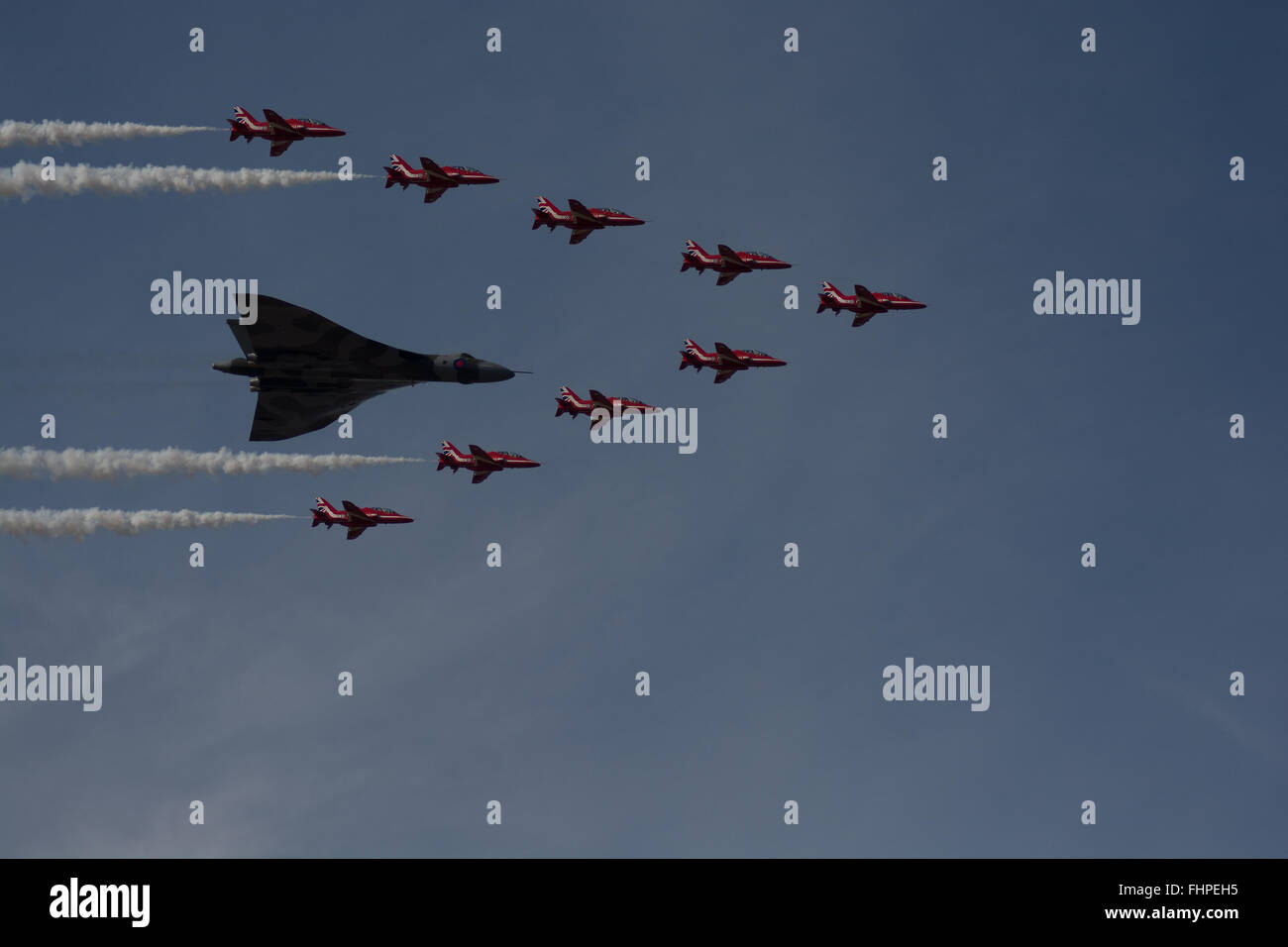 Southport airshow vulcan bomber red arrows hi-res stock photography and ...