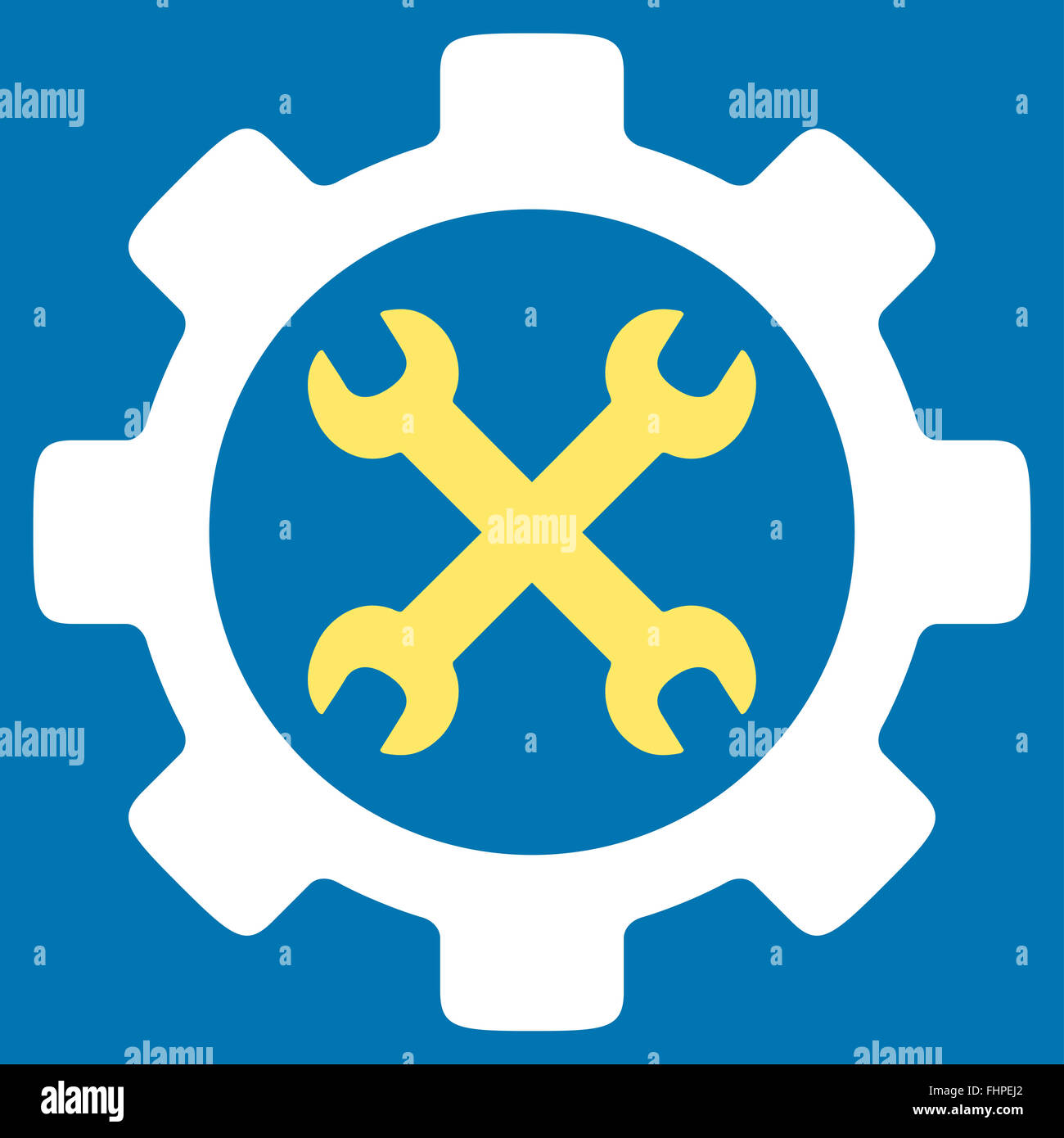 Service Tools Icon Stock Photo - Alamy