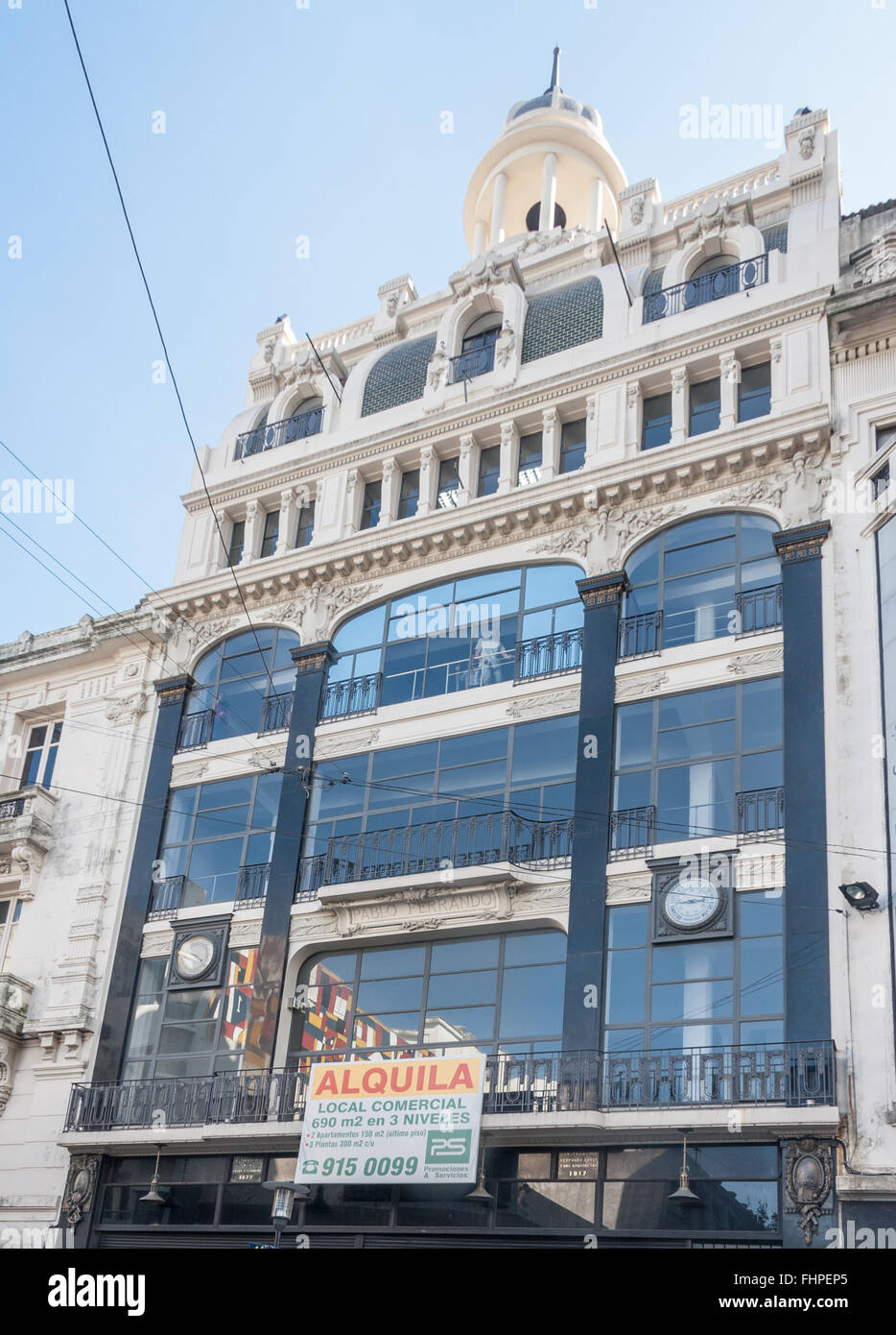 Historical Building Facade Montevideo Uruguay Stock Photo - Alamy