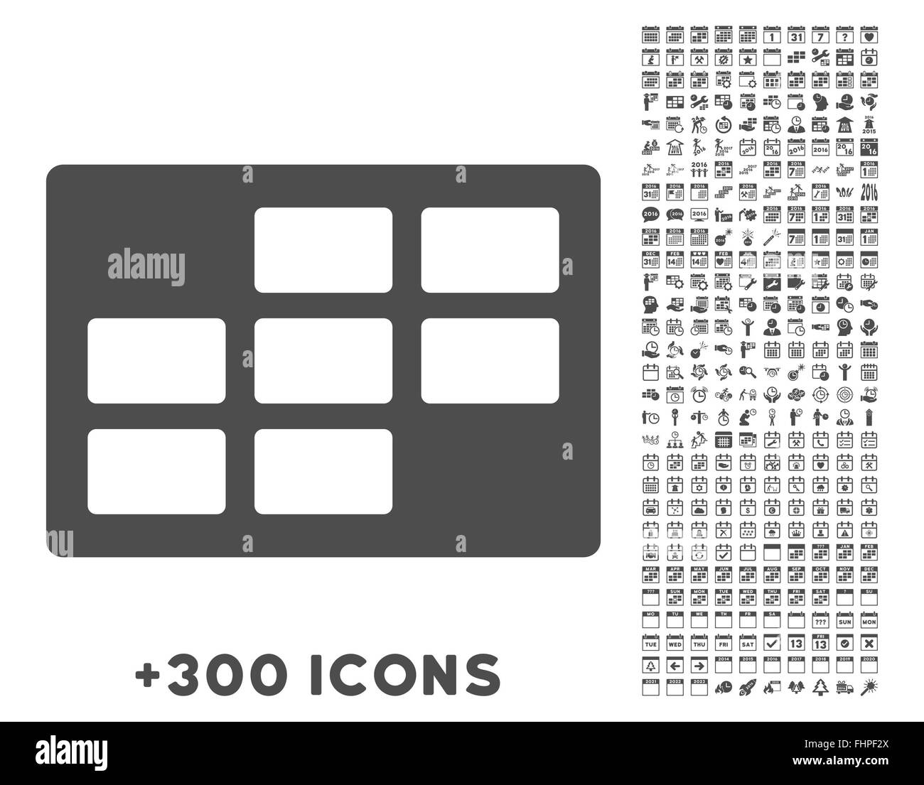 Organizer Table Icon Stock Photo - Alamy