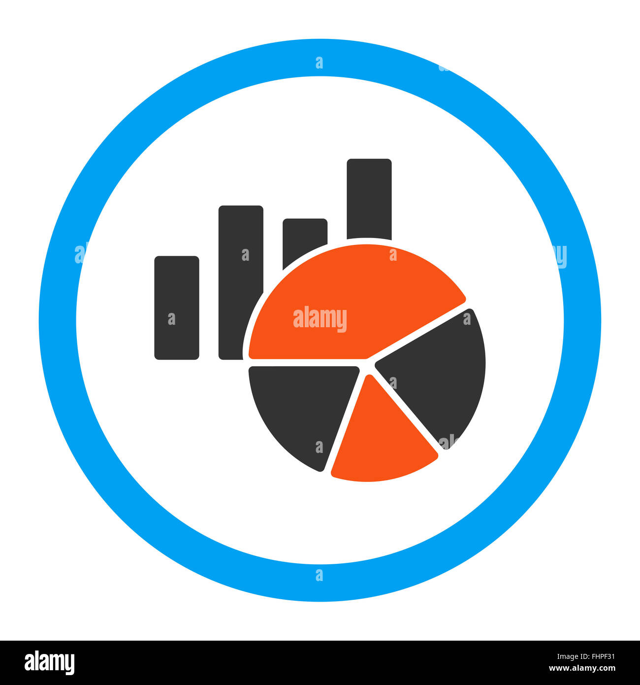 Charts Rounded Vector Icon Stock Photo - Alamy