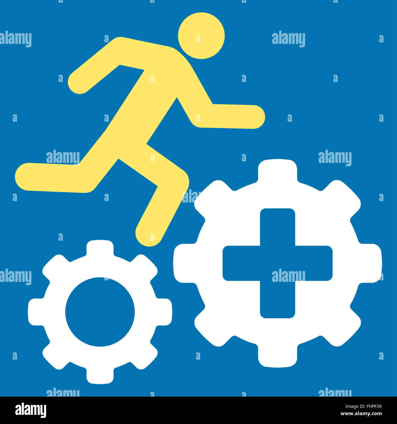 Treatment Process Icon Stock Photo - Alamy