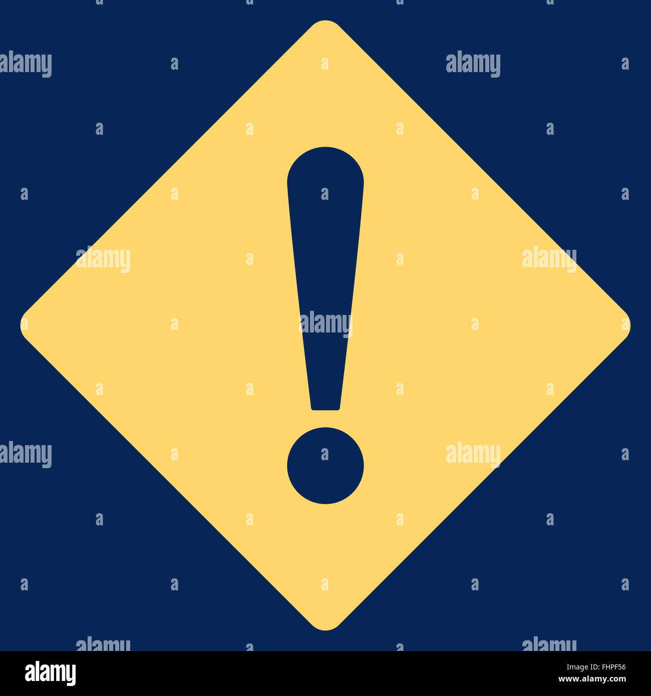 Error flat yellow color icon Stock Photo - Alamy