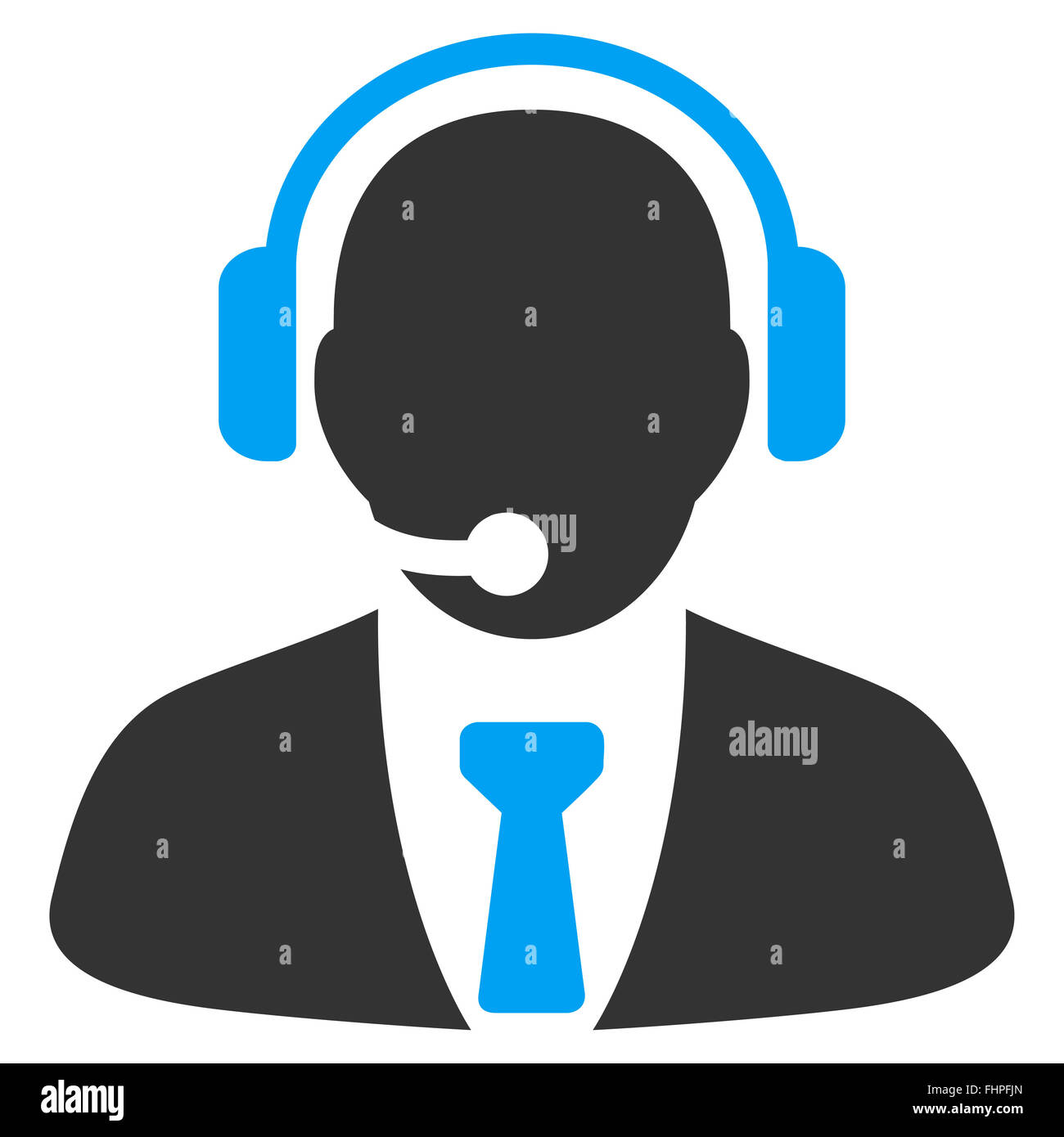 Support Manager Icon Stock Photo - Alamy