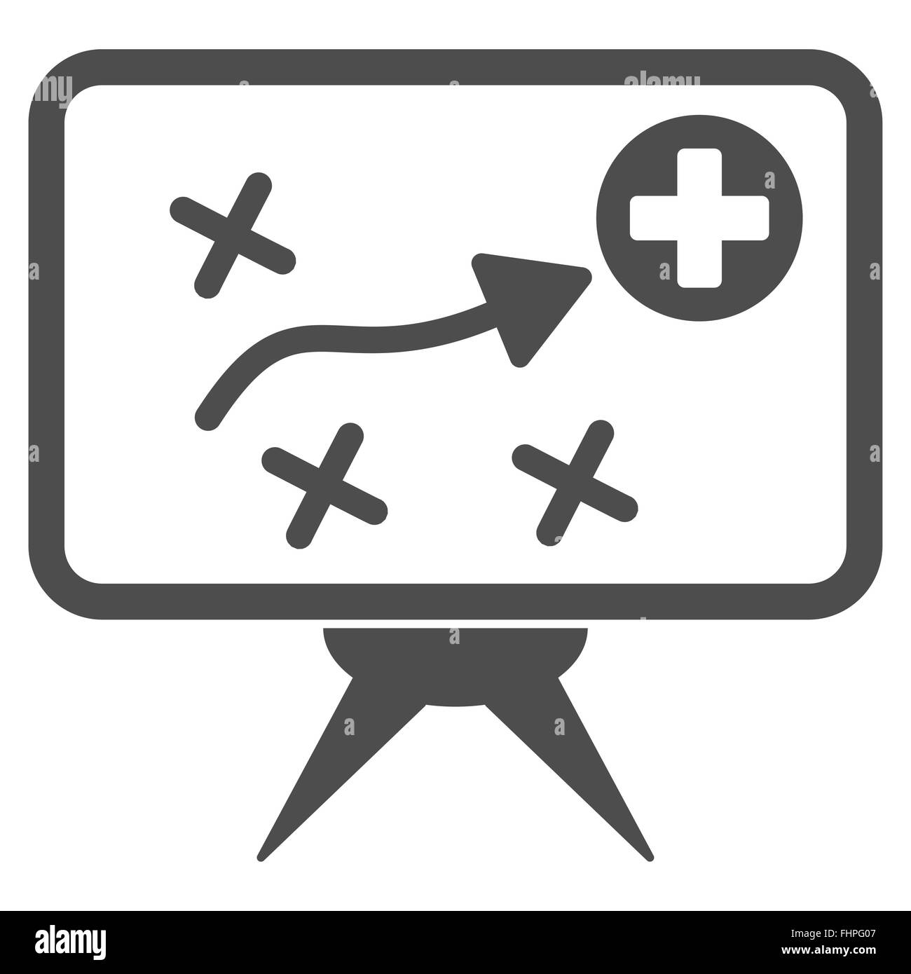 Health Strategy Icon Stock Photo - Alamy