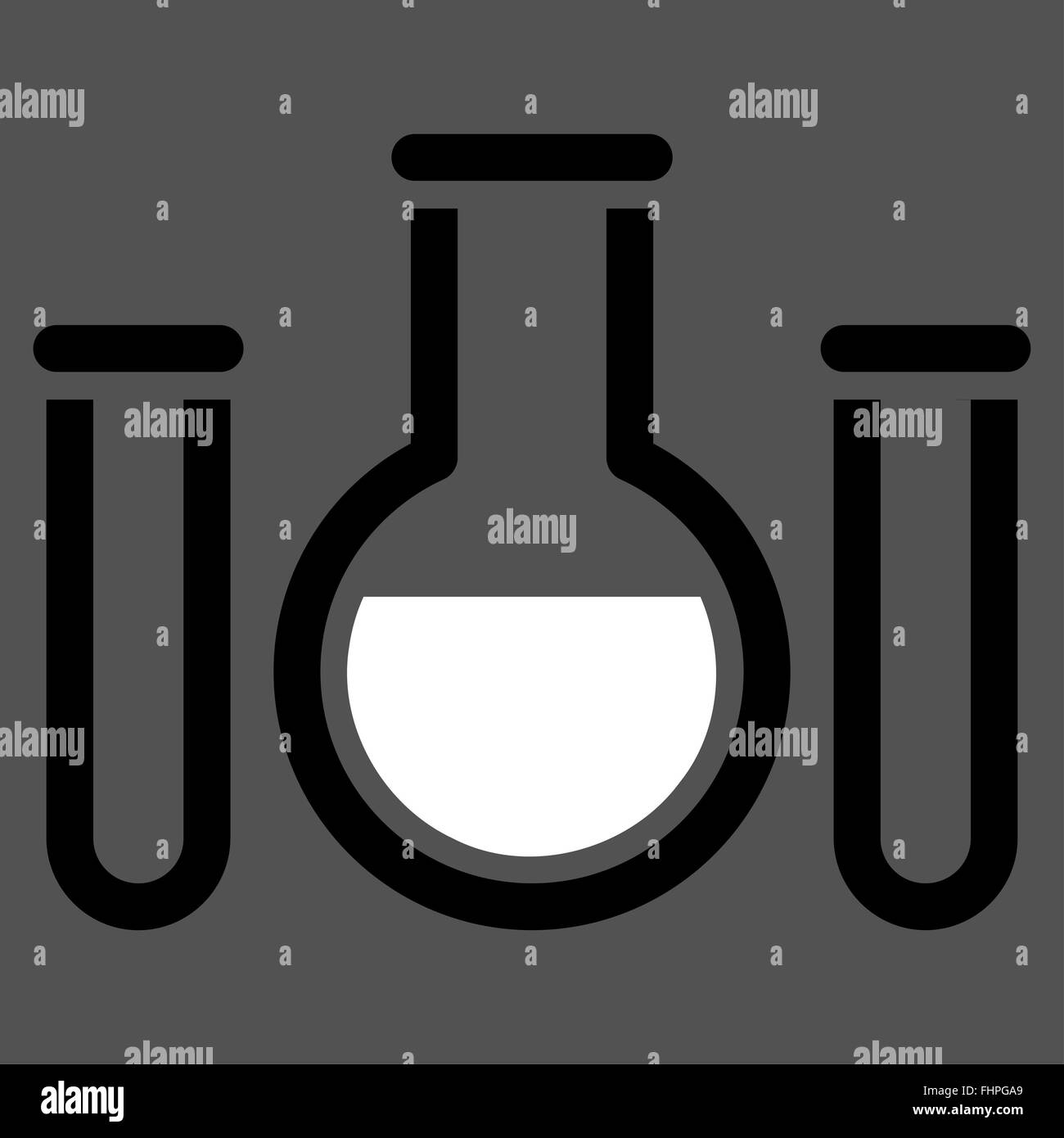 Chemical Vessels Icon Stock Photo - Alamy