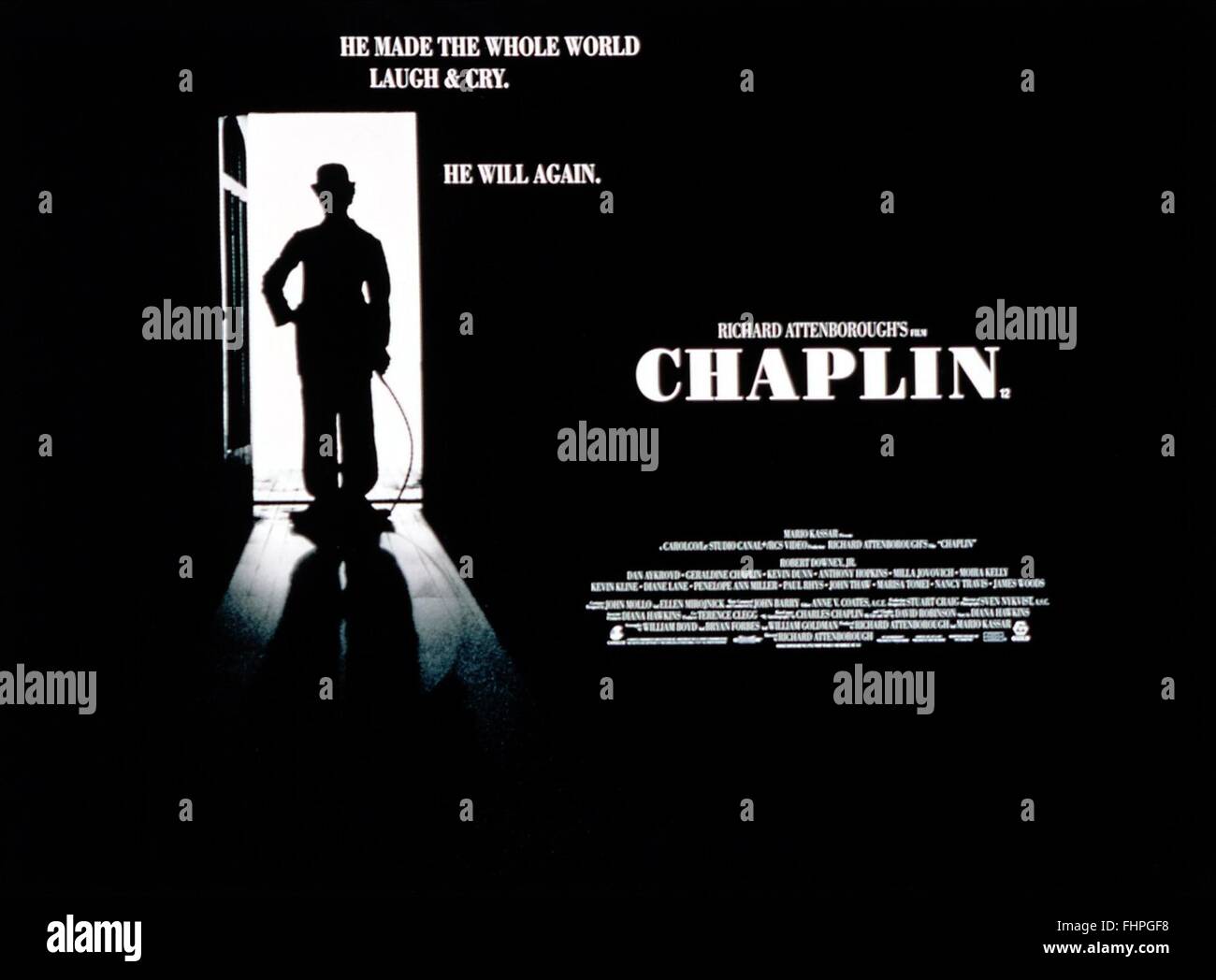 Chaplin 1992 Robert Downey Jr High Resolution Stock Photography and ...