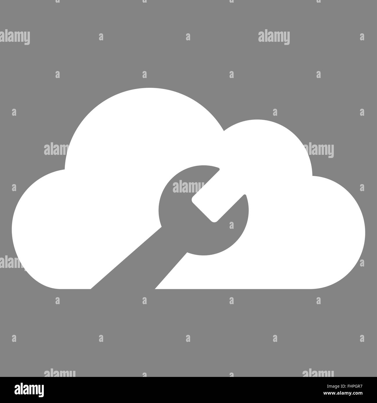 Cloud Tools Icon Stock Photo - Alamy