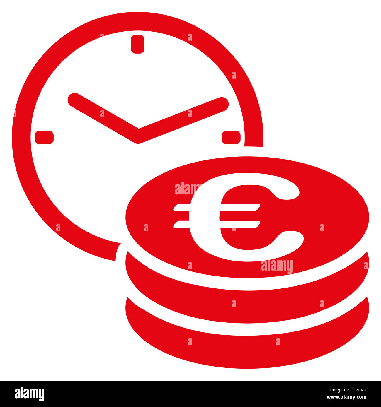 Euro Credit Icon Stock Photo - Alamy