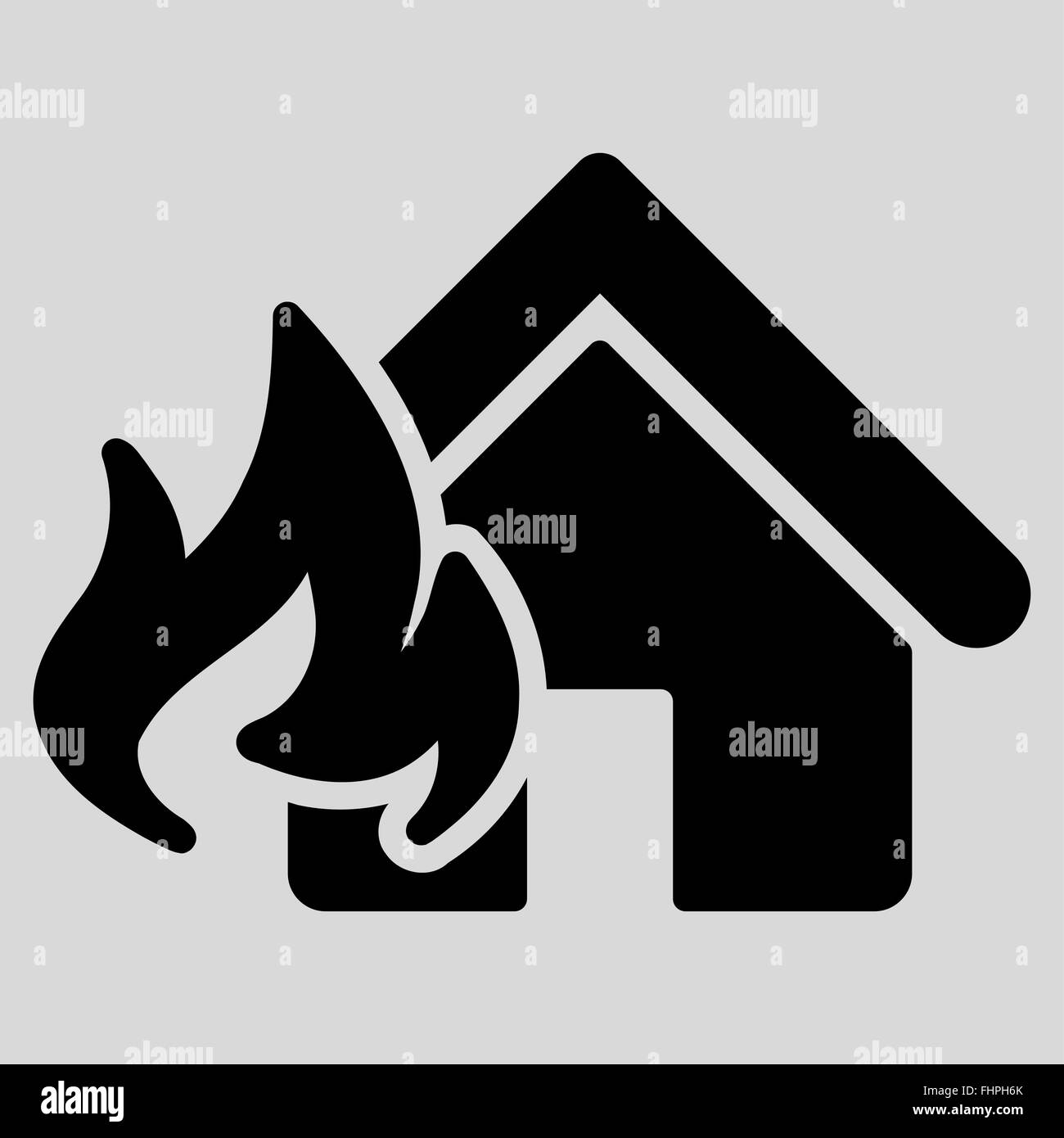 Fire Damage icon from Business Bicolor Set Stock Photo - Alamy