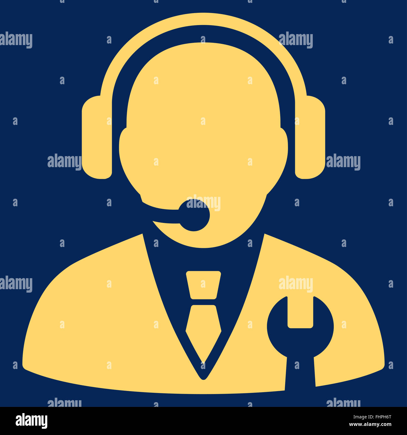 Service Manager Icon Stock Photo - Alamy