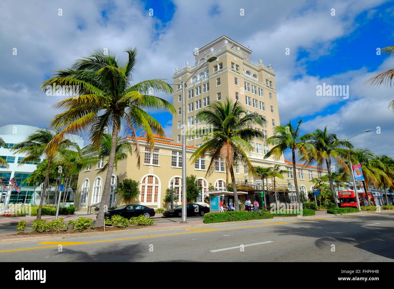 The Beautiful Old City Hall Miami Beach Florida FL Art Deco Ocean Drive ...