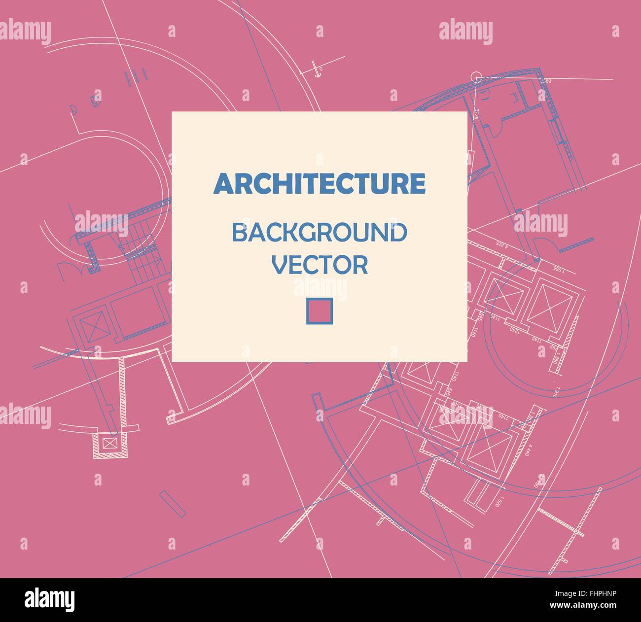 Drawing of abstract architectural detail on flat surface Stock Vector ...