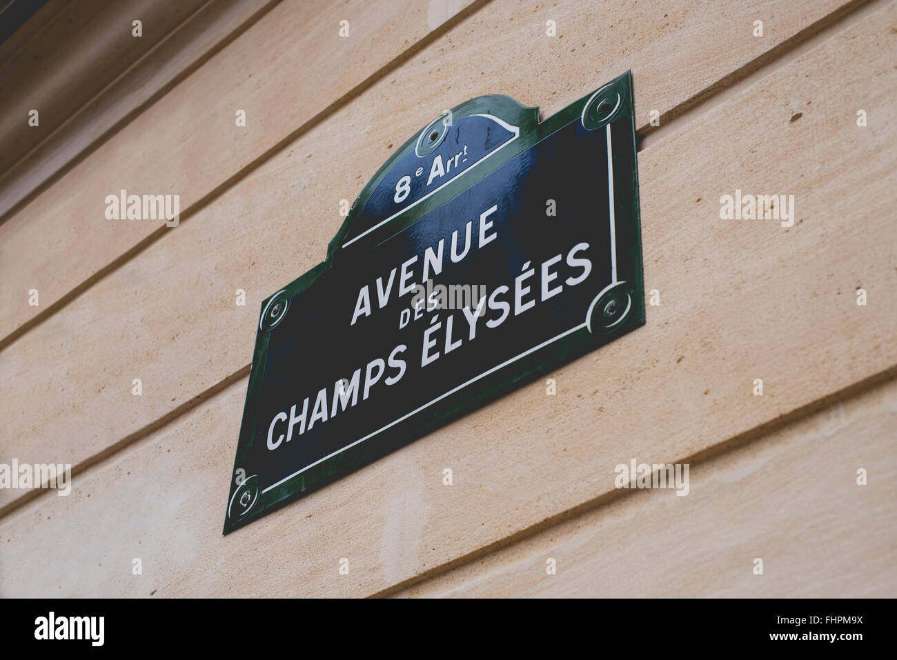 Close up street name sign avenue hi-res stock photography and images ...