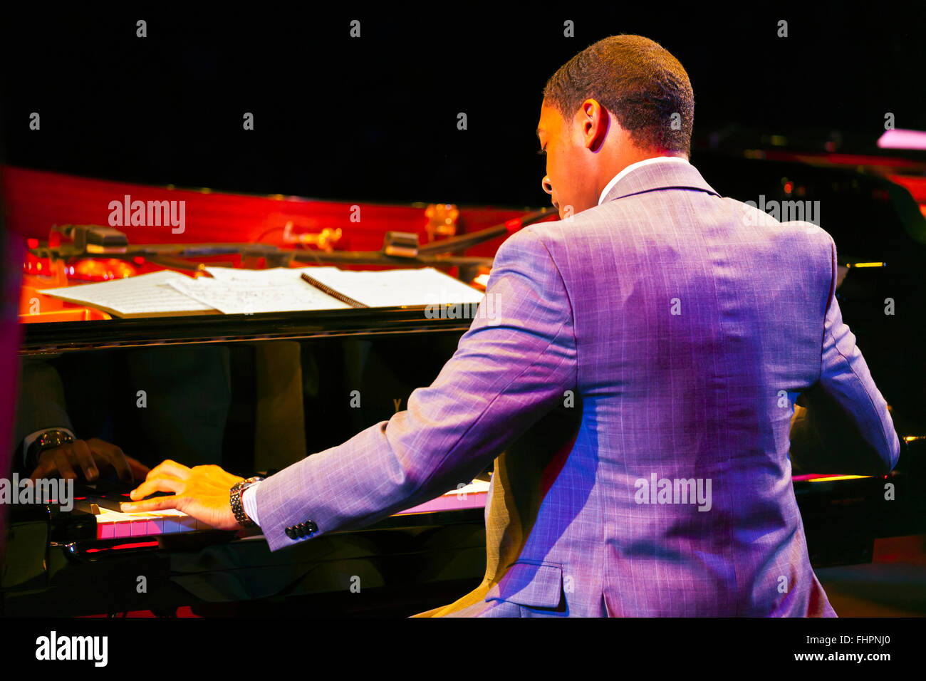 CHRISTIAN SANDS on grand piano with Geri Allen and the Errol Garner ...