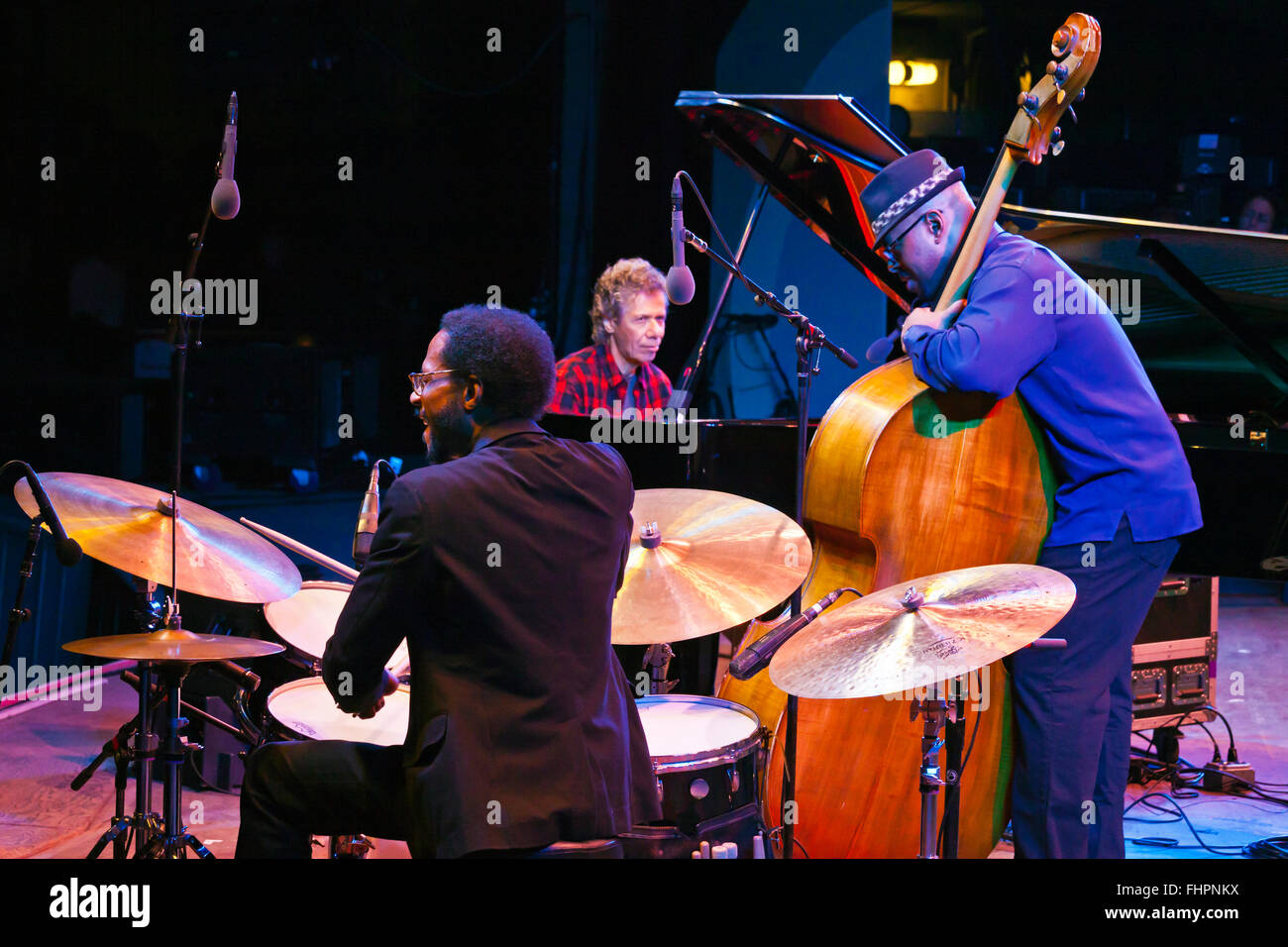 BRIAN BLADE on drums and CHRISTIAN MCBRIDE with Chic Corea performing ...